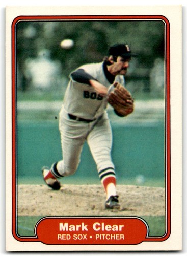 1982 Fleer Mark Clear Boston Red Sox #290 Set Break - Most NM-MT+ | eBay