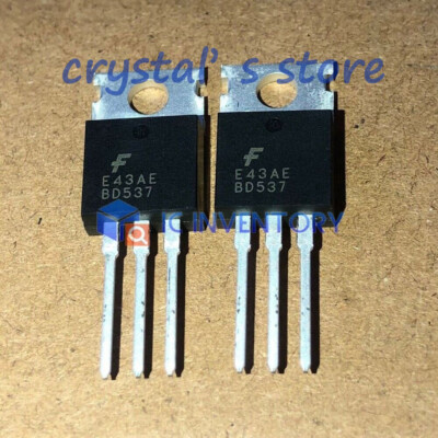 5PCS BD537 TRANSISTOR POWER NPN TO-220 537 | eBay
