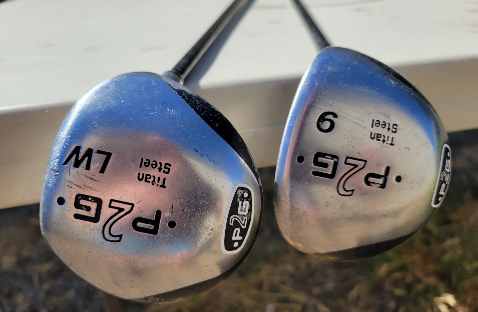 P2G Fairway 9 WOOD + LW Lob Wedge Paragon Pro X2 Graphite Shafts Right ...