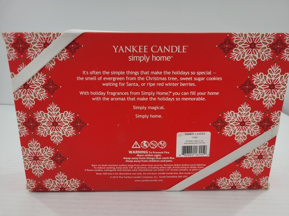 Yankee Candle Sampler Pack Simply Home Christmas Holiday Pack 2014 | eBay