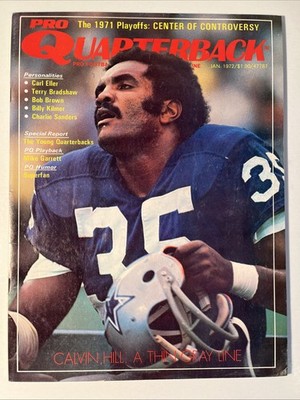 Pro Quarterback Magazine Jan 1972 The 1971 Playoffs Controversy,Calvin ...