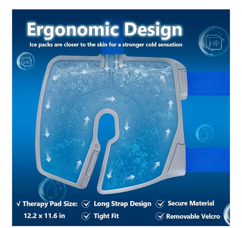 Inmoredo Cold Therapy Machine – ACL/Knee Surgery Recovery System – Ice ...