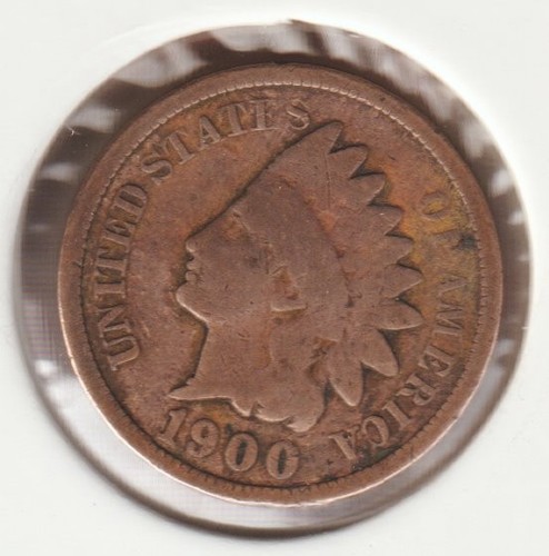 1900 US Indian Head Penny Coin American Collection Shield Cent - IHP ...