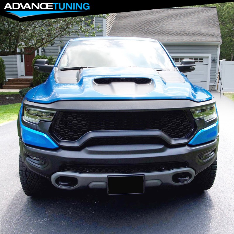 Fits 21-24 Ram 1500 TRX OE Front Bumper Grille ABS Matte Black W/O ...