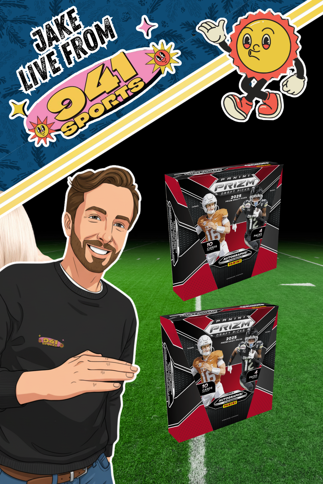 #001 - (2) 2025 Prizm Draft Picks FB Hobby Box Break - Random Teams ...