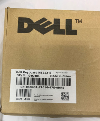 NEW! Dell KB212-B Wired Computer Keyboard Black | eBay