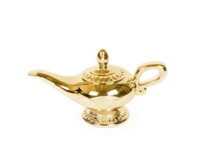 Disney Aladdin's Magic Lamp Bank Metalic Gold Ceramic | eBay