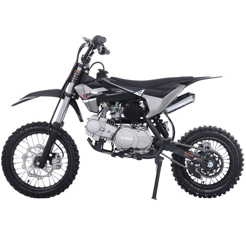 X-PRO X26 125cc Dirt Bike Pit Bike 4 Stroke Gas Powered Off Road Kick ...
