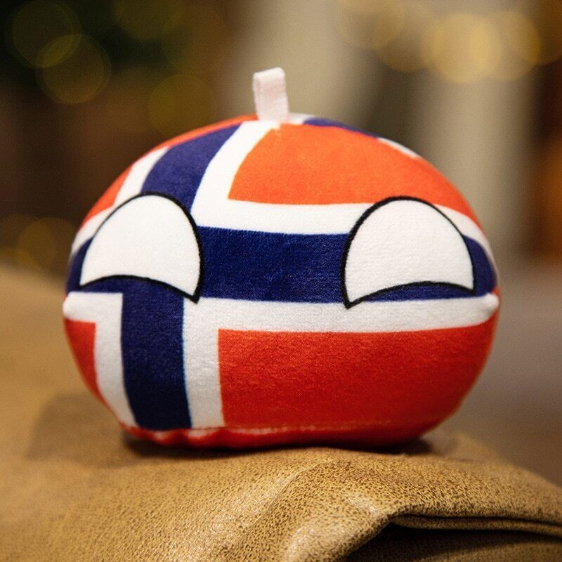 10cm Country Ball Plush Toys Polandball Pendant Countryball Country ...