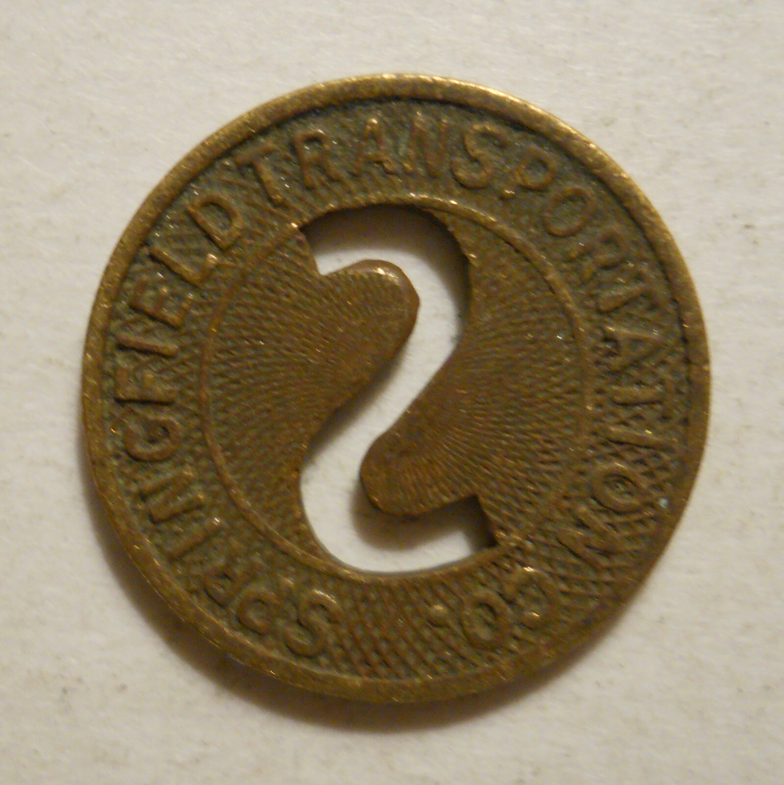 Springfield Transportation Company (Illinois) transit token - IL795S | eBay