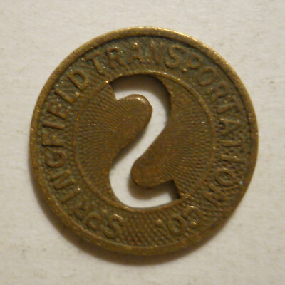 Springfield Transportation Company (Illinois) transit token - IL795S | eBay