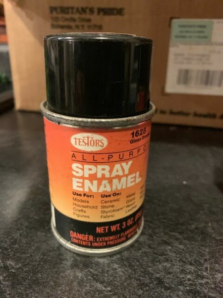 Testors 3oz Spray Paint 1628 Enamel Gloss Competition Orange for sale ...