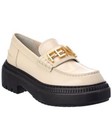 FENDI Fendigraphy Graphy Signature Logo Leather Platform Loafers Shoes ...