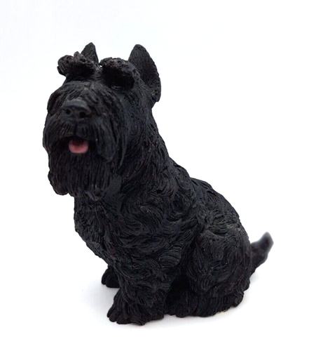 Vintage UDC Stone Critters Scottie Alert SC-474 Black Scottie Dog ...