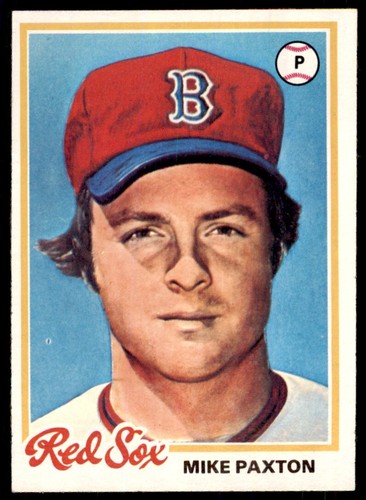 1978 TOPPS MIKE PAXTON BOSTON RED SOX #216 (100) | eBay