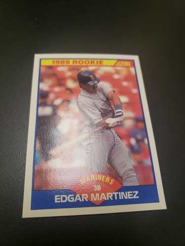 Edgar Martinez 1989 Score ROOKIE Card #637. Mariners | eBay