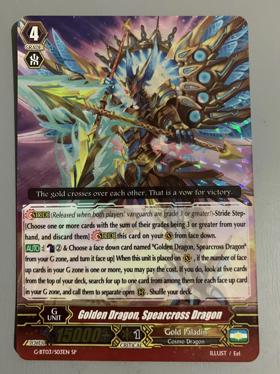 Cardfight Vanguard Cards Gold Paladin