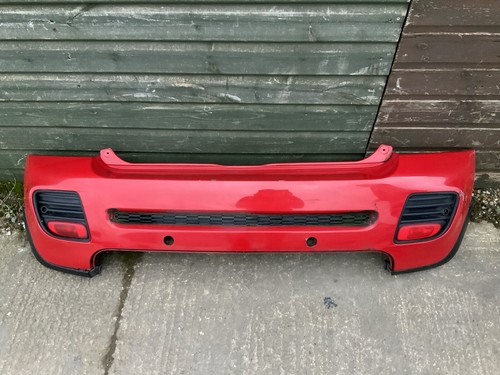 Mini Aero Rear Bumper R56 R57 R58 John Cooper Works JCW RED | eBay UK