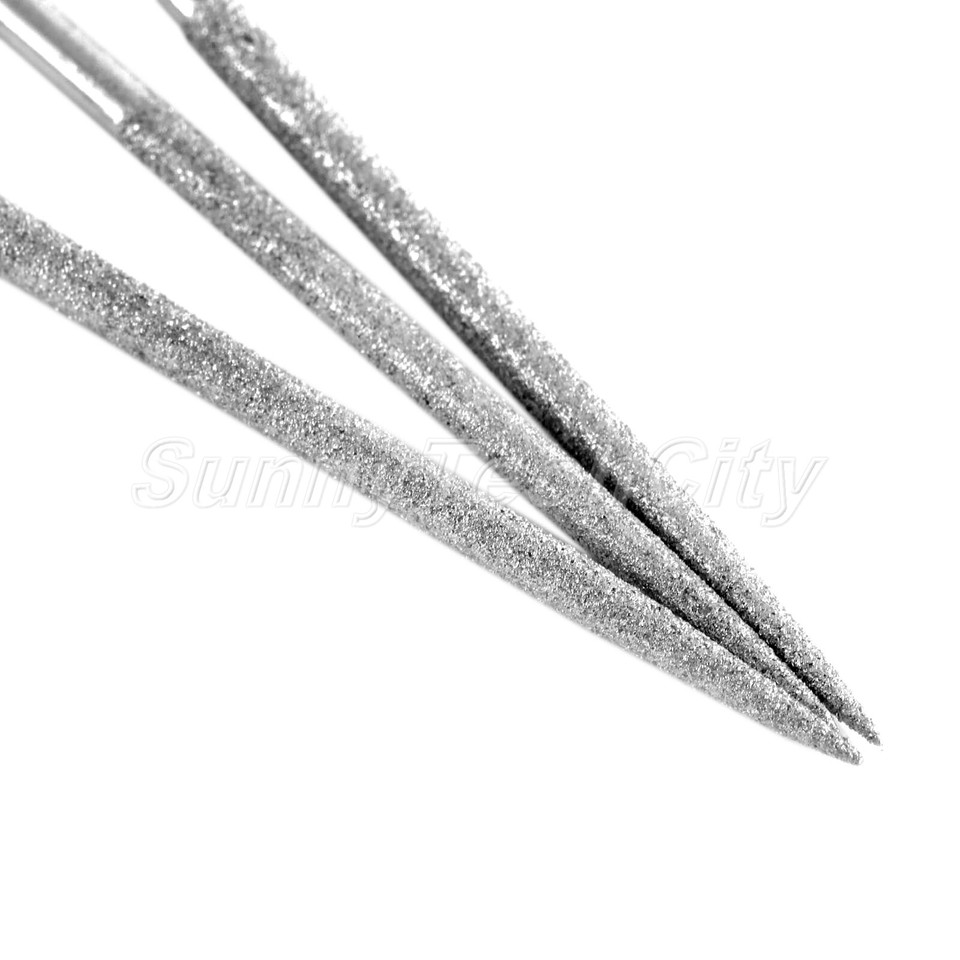 Mini Diamond Needle Files 3*140mm Round Needle File with Diamond ...