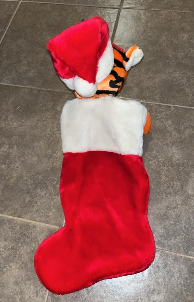 Vintage Disney Winnie the Pooh Tigger 3D Plush Christmas Stocking | eBay