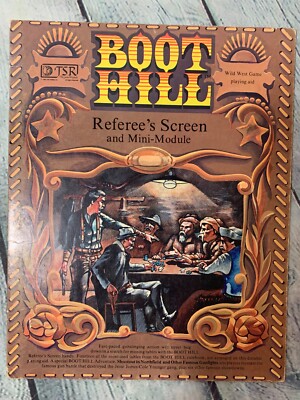 Boot Hill - Referees Screen and Mini-Module (TSR, 1981) | eBay