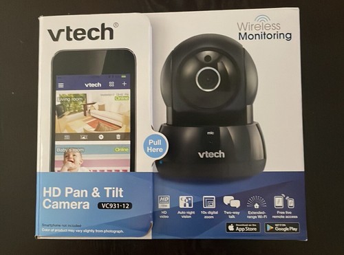 VTech VC931-12 Wireless IP HD Video Camera with Remote Pan & Tilt ...