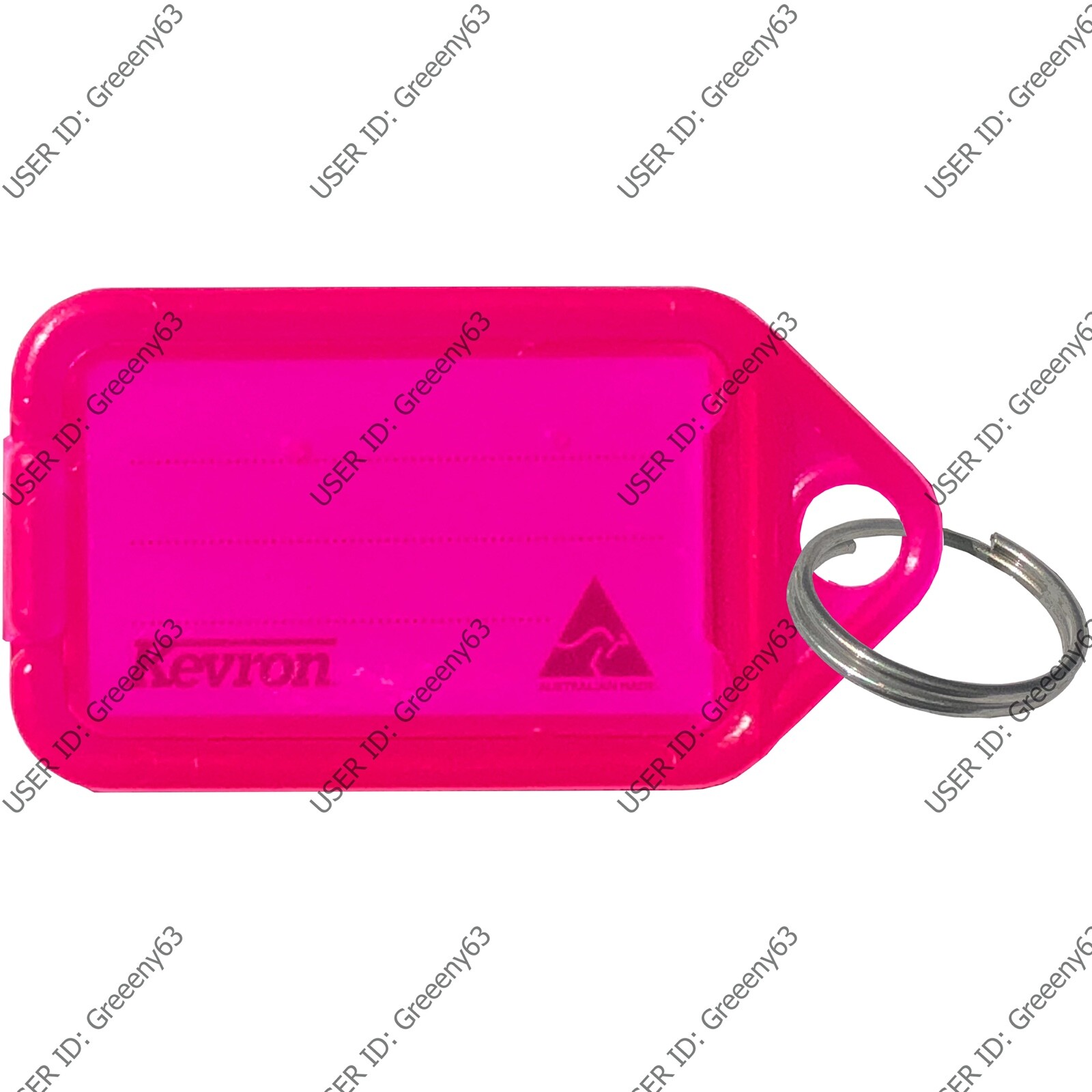 KEVRON Plastic Key Click Tags Labels Assorted Colours Fobs Card ID ...