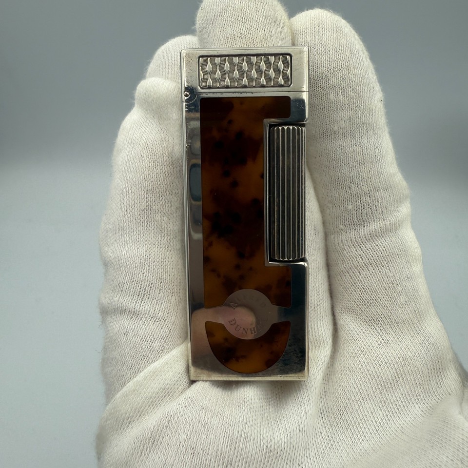 Working Dunhill Rollagas lighter silver For pipes with box and paper | eBay