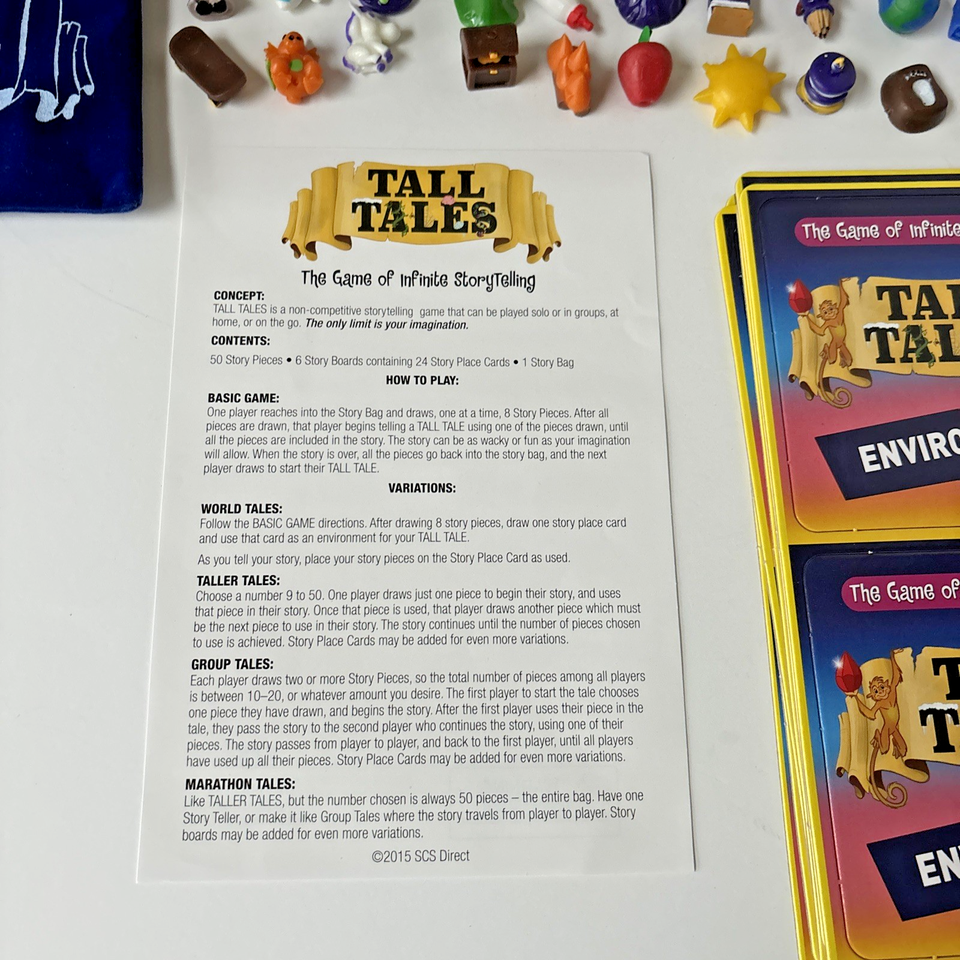Tall Tales Board Game of Infinite Storytelling Learning Imagination ...