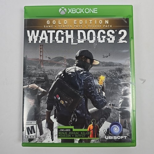Watch Dogs 2 Gold Edition [Microsoft Xbox One Clean Disc Free Shipping ...