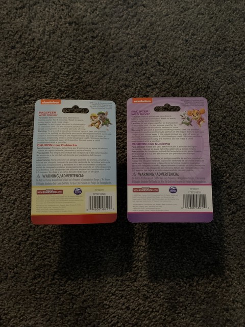 Nickelodeon Paw Patrol Pacifier With Cover 0 Months for sale online | eBay