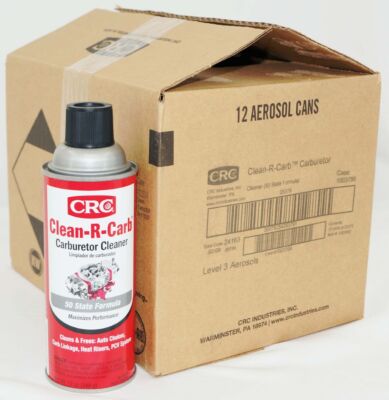 Case of 12 CRC 05379 Clean R Carb Carburetor Cleaner 12 Wt Oz 50-State ...