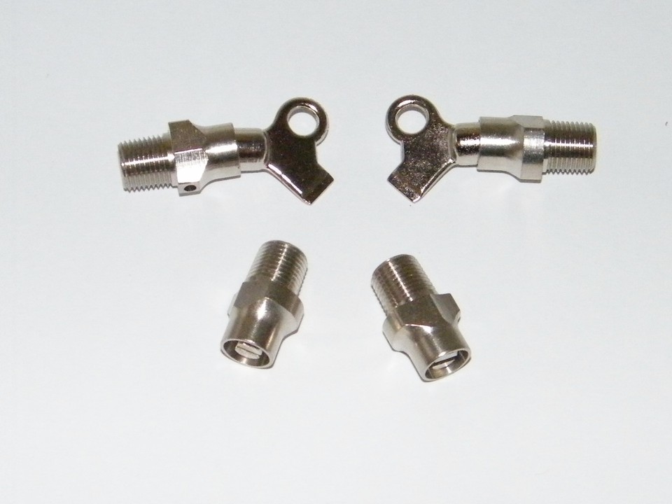 4 1/8" MIP Radiator Air Vent Bleeder Coin Valves and 2 Keys HVAC | eBay