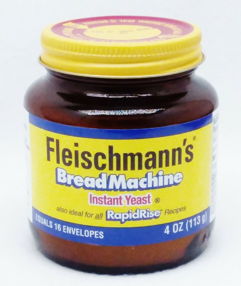 2 Fleischmann's BREAD MACHINE Instant Yeast for Baking Bread RapidRise ...