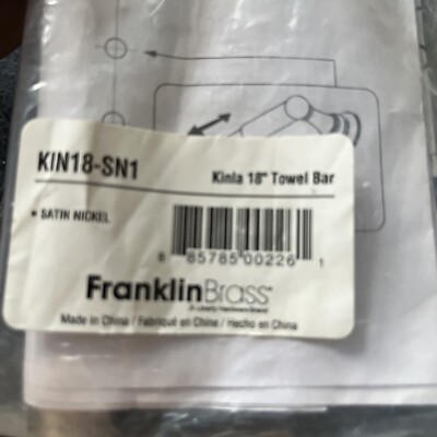 18" Towel Bar, Satin Nickel, KiNLA | eBay
