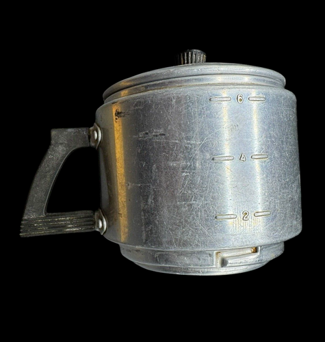 Vintage Small 2-4 Cup Aluminum Coffee Dripolator Pot Silver Metal ...