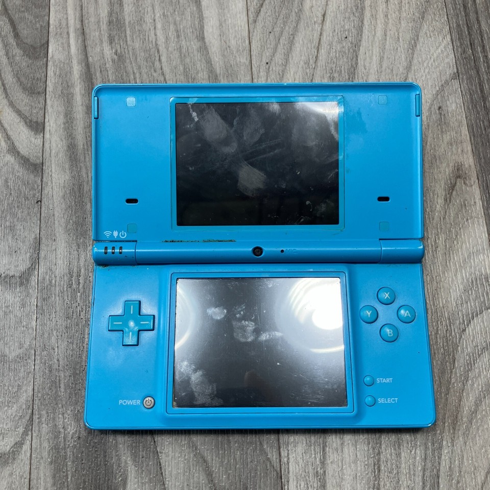 Nintendo DSi Light Sky Blue TWL-001 Console 2008 Only For Parts Not ...