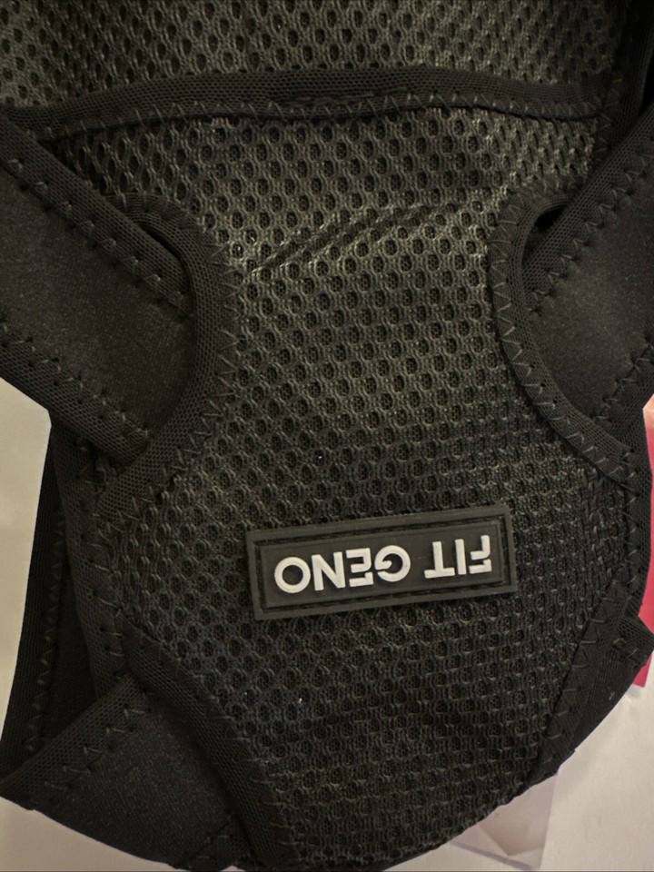 Fit Geno Back Brace Posture Corrector for Women and Men, Small , Black ...