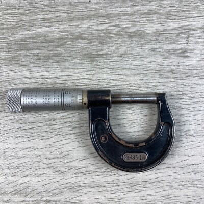 Micrometers - Vintage Starrett Micrometer Caliper