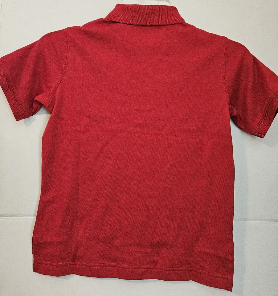 Lands End Red Polo Top Boy's Size Medium 5-6 | eBay
