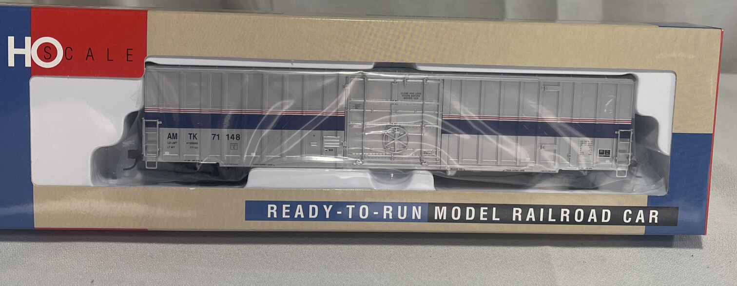 WALTHERS 932-6041 HO Scale 60' Express Box Car Amtrak Phase 4 #71148 | eBay