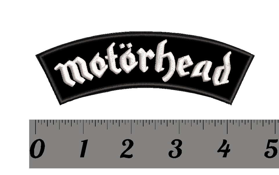 Motorhead Patch Iron on Embroidered Metal back patch | eBay