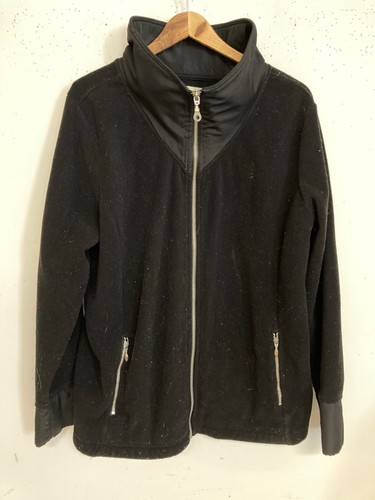 Old Navy Black Full Zip Fleece Jacket Unisex Size 2XL | eBay