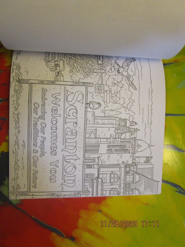 THE OFFICE Welcome to Scranton An Unofficial Coloring Book adult tv ...