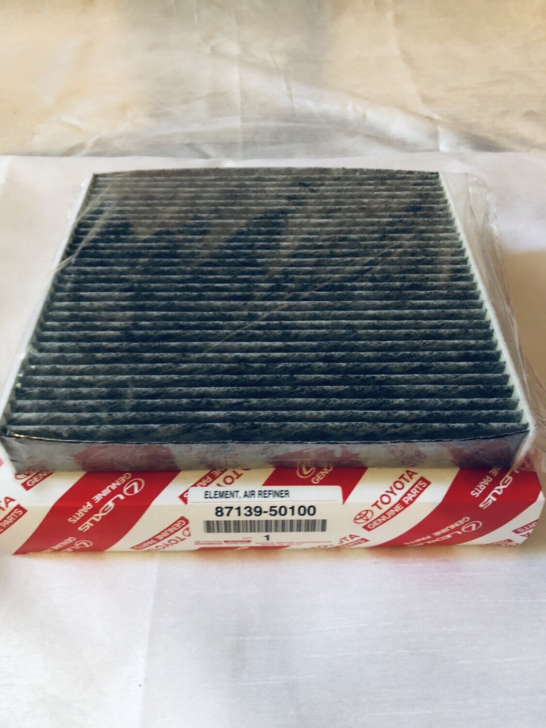 🧲87139-50100 LEXUS TOYOTA SCION OEM CHARCOAL AC CABIN AIR FILTER ...