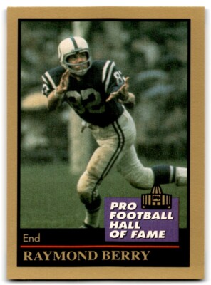 1991 ENOR Pro Football HOF Raymond Berry Baltimore Colts #11 | eBay