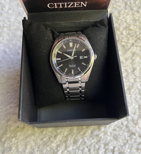 Citizen Eco-Drive Titanium Men's Quartz Watch AW1248-80E | eBay