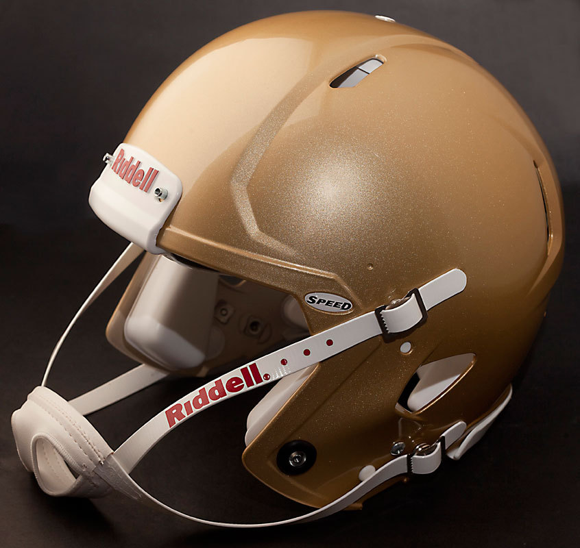 ADULT LARGE Riddell SPEED Football Helmet (VEGAS GOLD) with S2BD-SW-SP ...