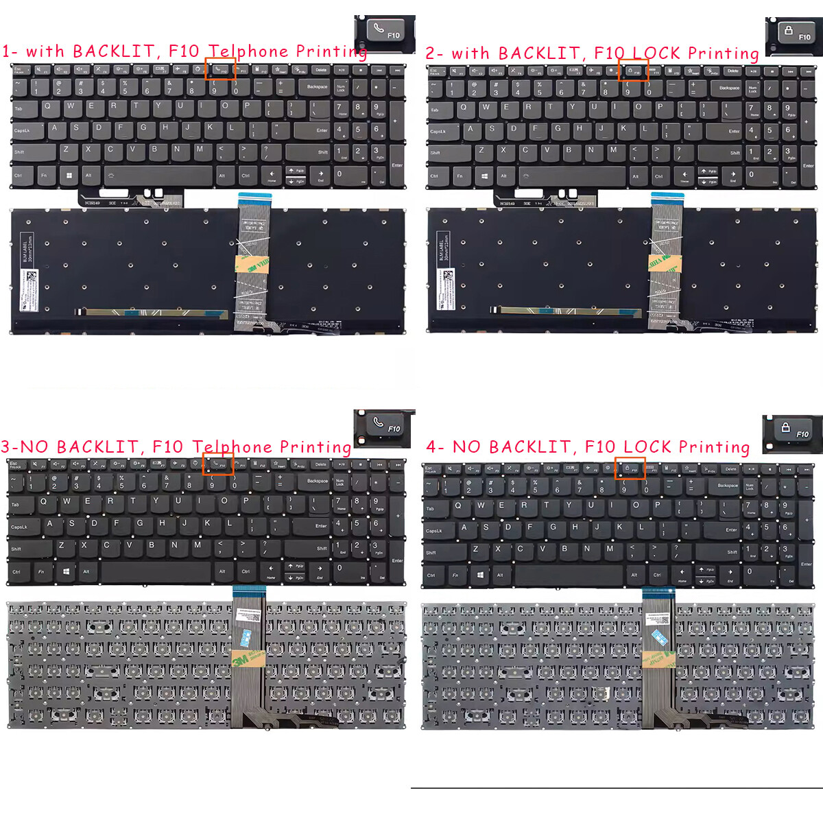 New for Lenovo ideapad 5-15ARE05 5-15IIL05 5-15ALC05 5-15ITL05 Keyboard ...