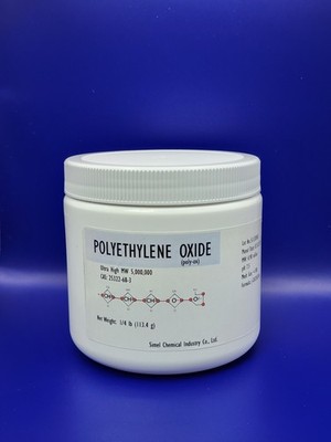 Polyethylene Oxide (PEO) Powder Ultra High MW ~5,000,000 – Polyox – 100 ...